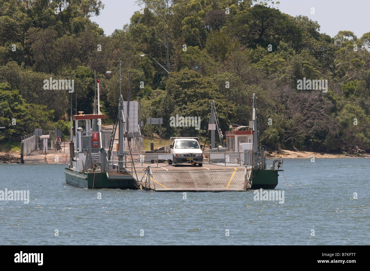 car and foot ferry across the parramatta river Sydney Australia Stock ...