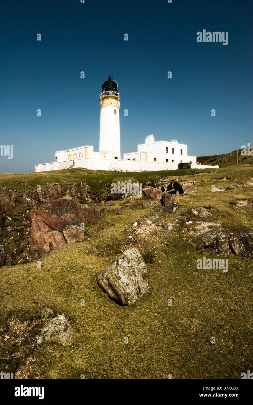 Lighthouse in Scotland Stock Photo - Alamy