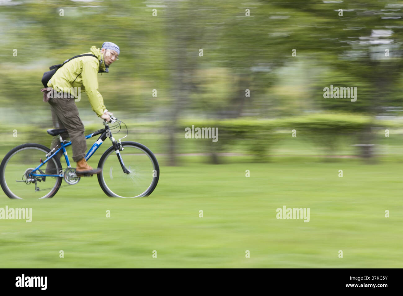 Mature man bike fast hi-res stock photography and images - Alamy