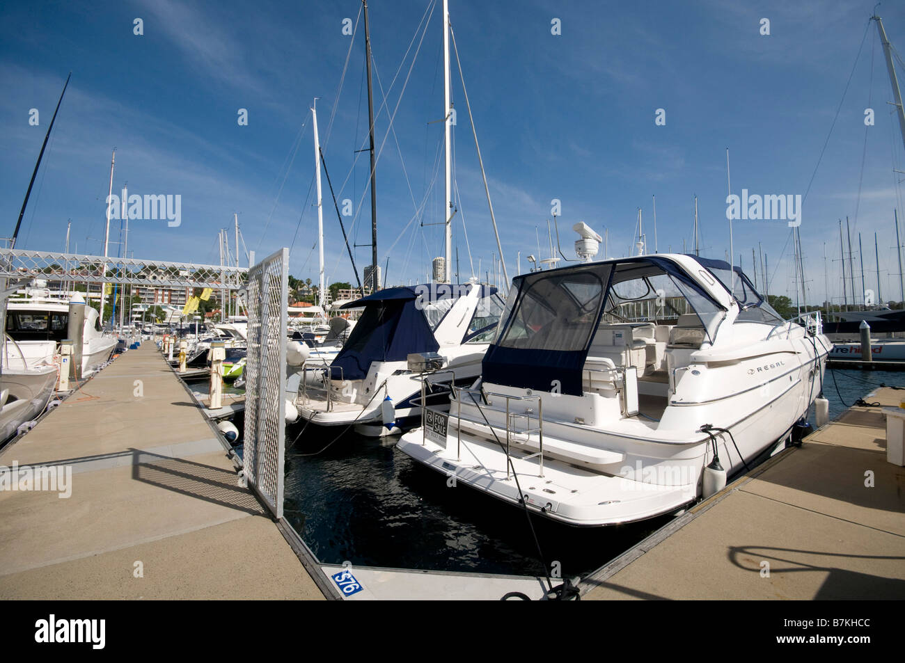 marina at Rush cutters bay suburb of sydney new south wales Australia ...