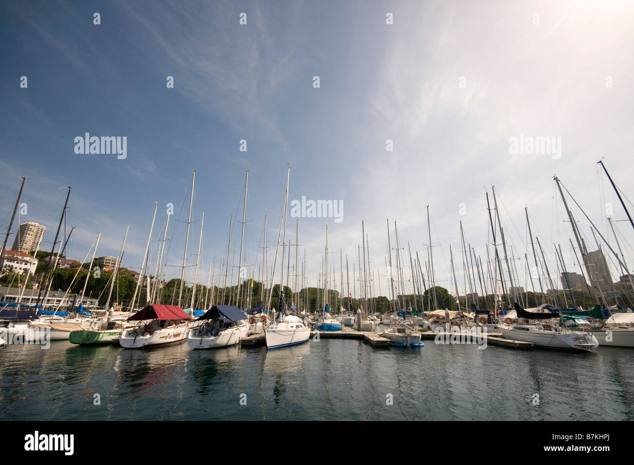 marina at Rush cutters bay suburb of sydney new south wales Australia ...