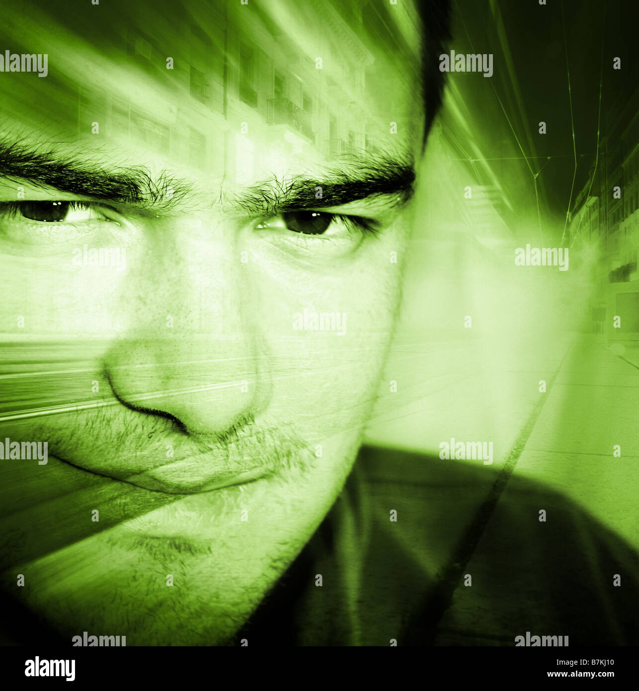 Young man - face, close-up Stock Photo - Alamy