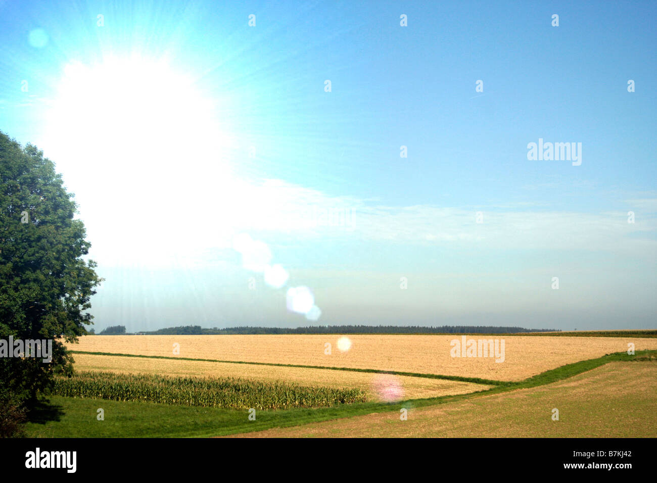 Beautiful country landscape view Great nature scene Stock Photo - Alamy