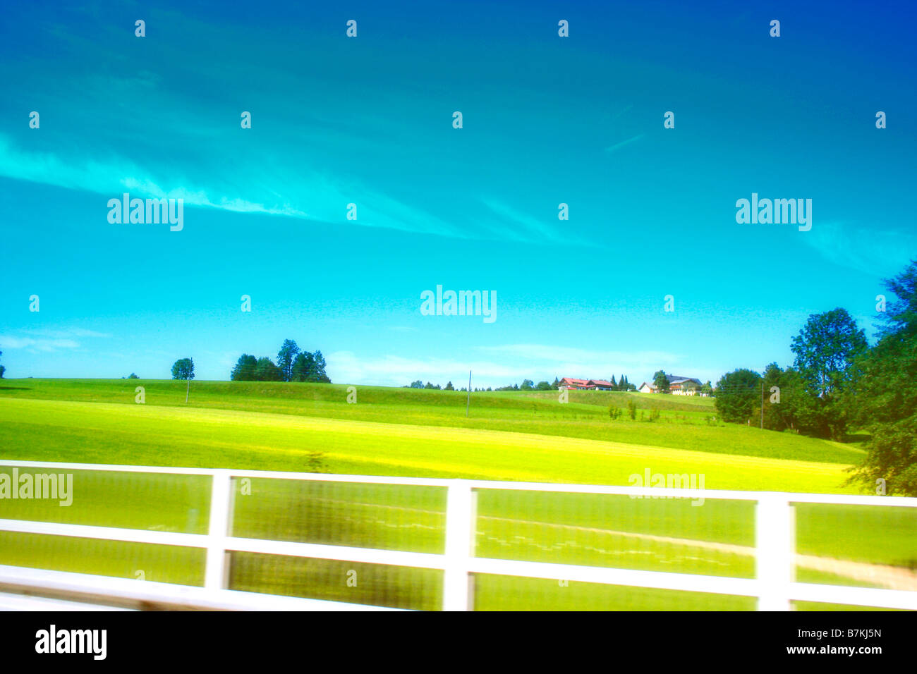 Beautiful country landscape view Great nature scene Stock Photo - Alamy