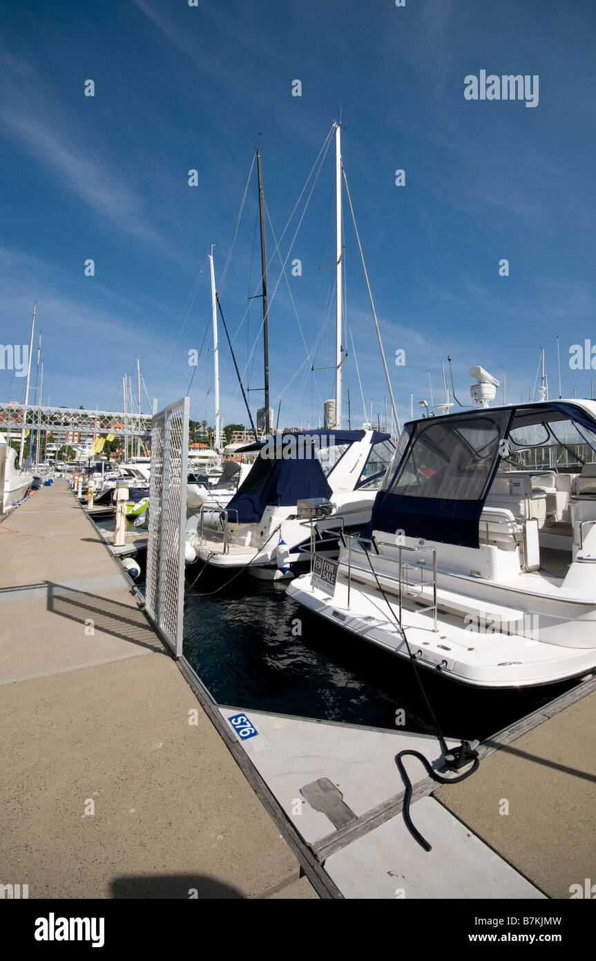 marina at Rush cutters bay suburb of sydney new south wales Australia ...