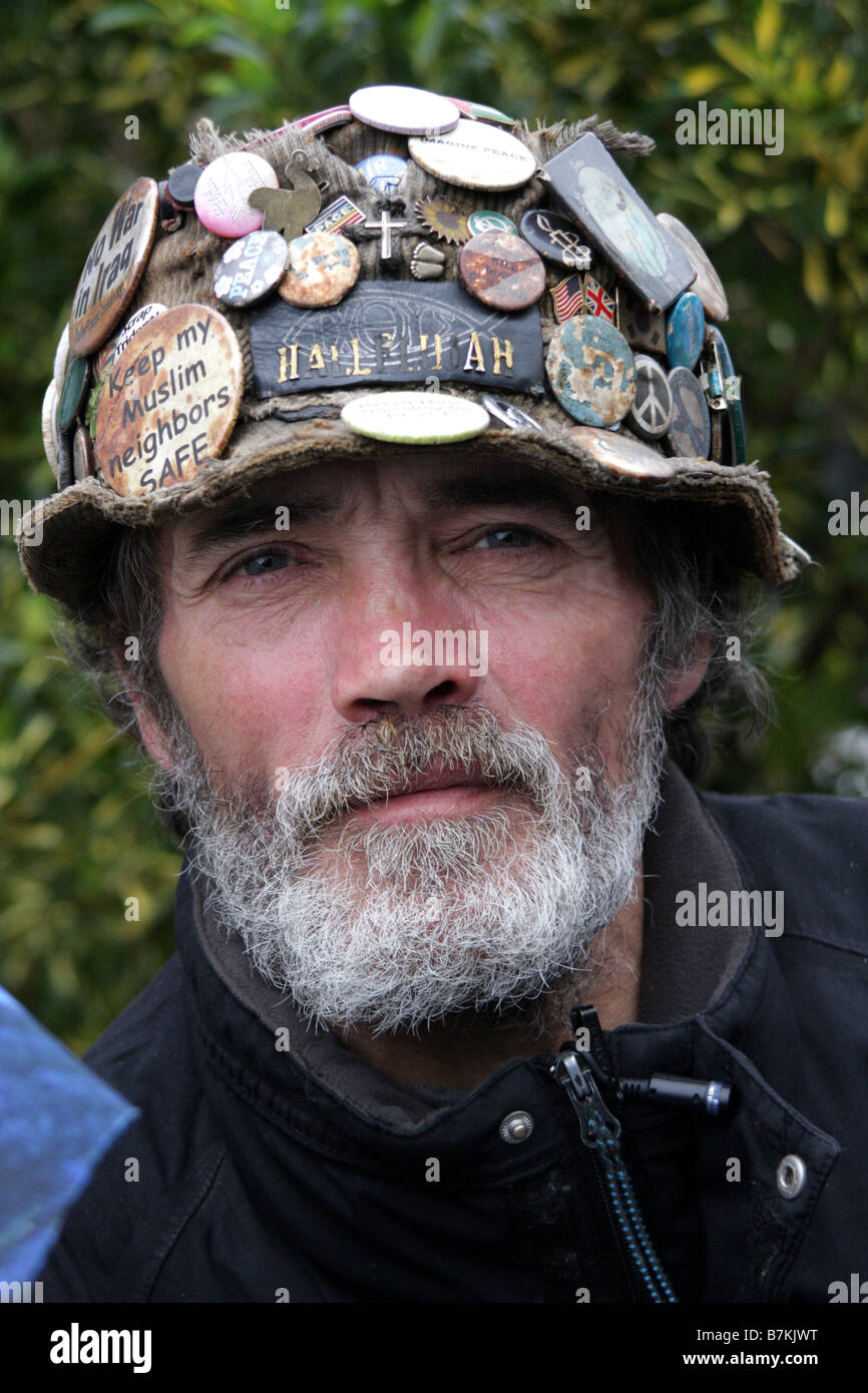 Peace Activist Brian Haw 2008 Stock Photo - Alamy