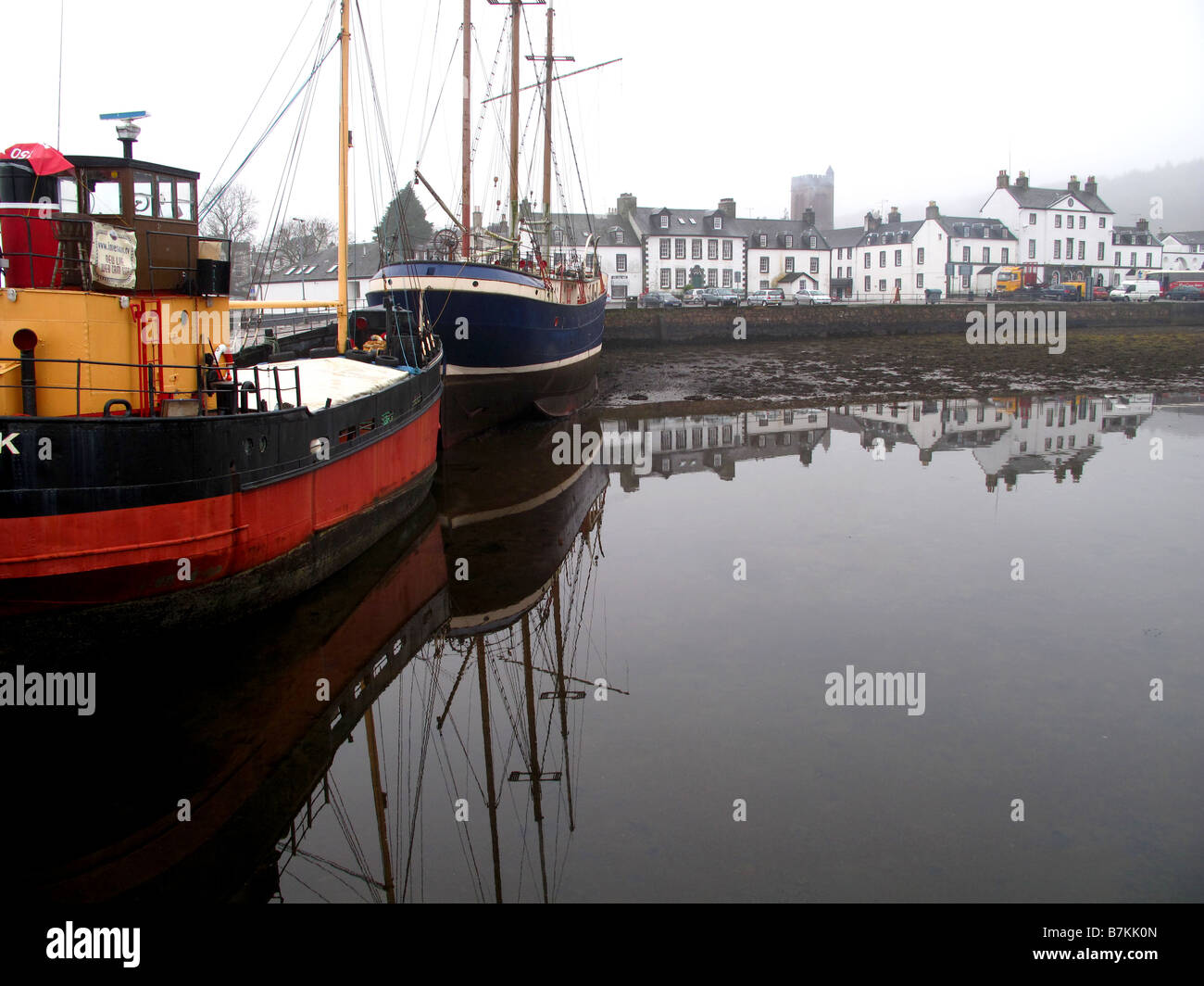 Inverary pier Scotland Stock Photo - Alamy