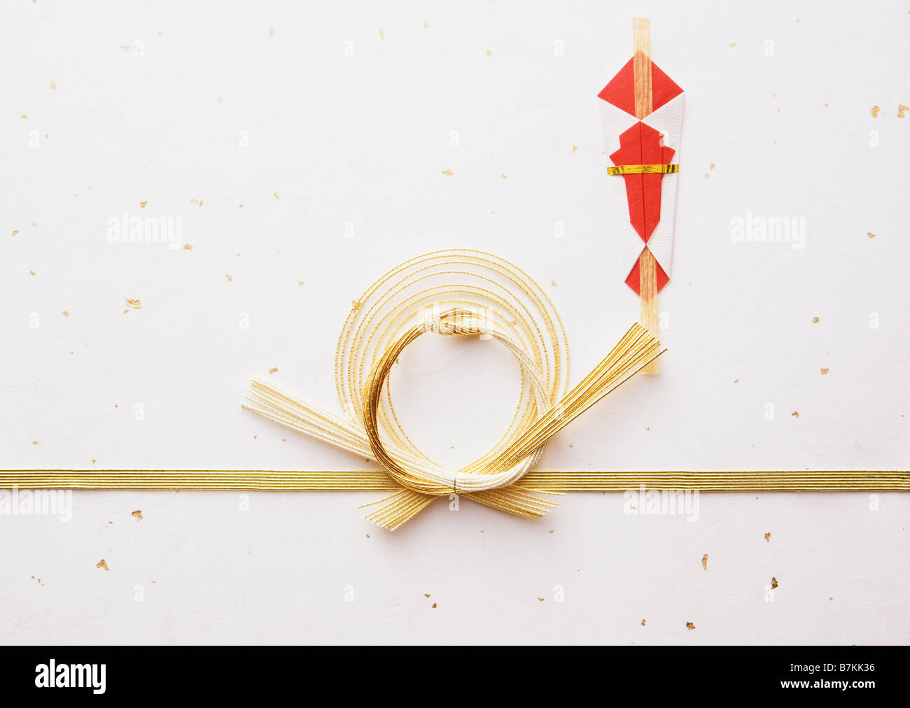 Ceremonial paper cord Stock Photo - Alamy