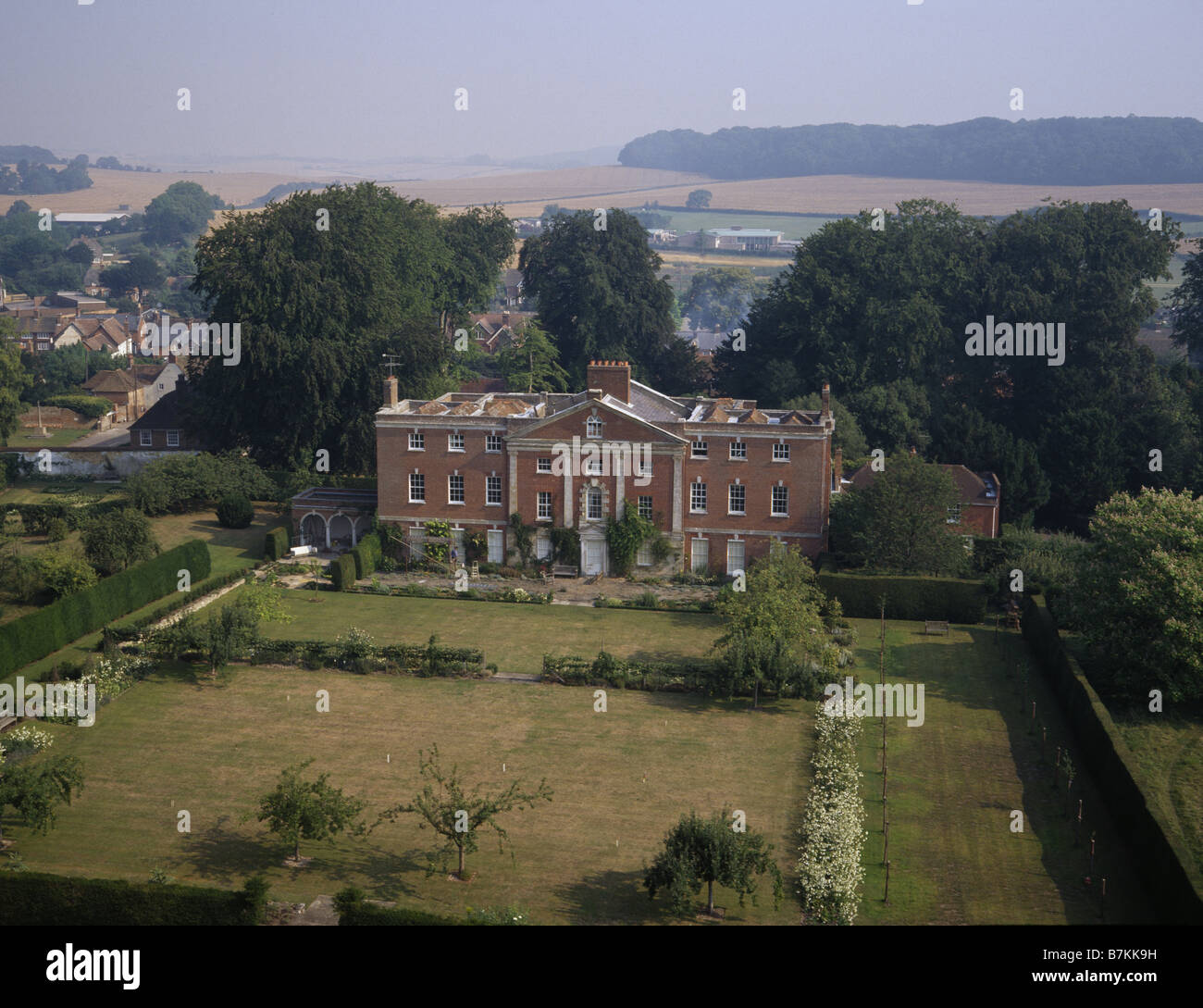 Cranborne Lodge Dorset Aerial Stock Photo - Alamy