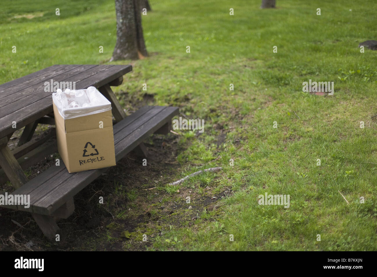 Recycle lawn litter playground hi-res stock photography and images - Alamy