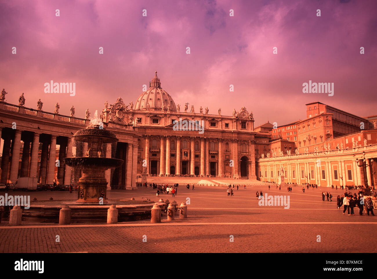 St. Peter's Square, Rome, Italy I Stock Photo - Alamy