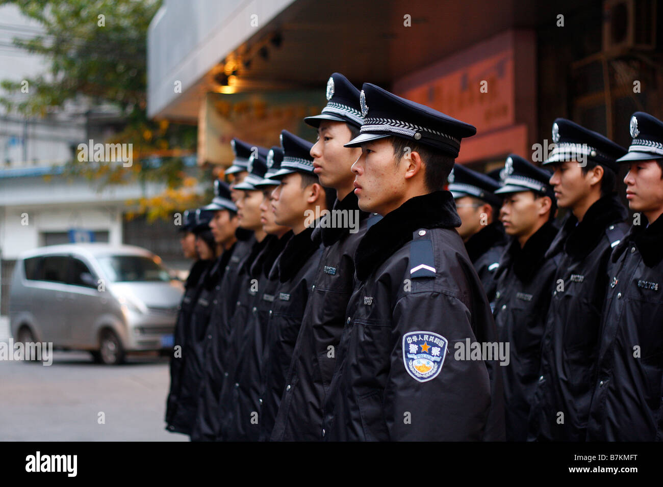 Police officers in china hi-res stock photography and images - Alamy