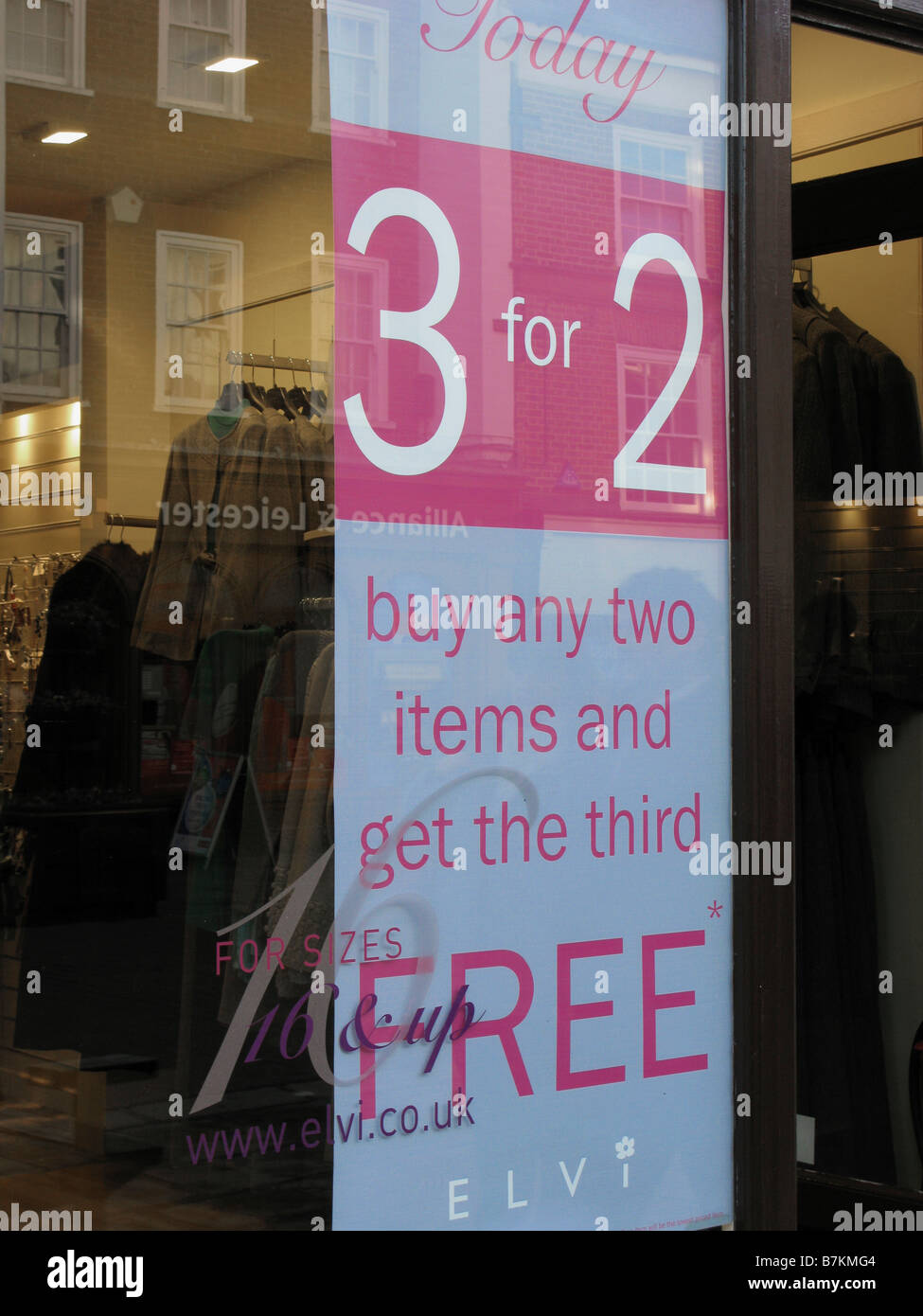 3 for 2 buy 2 items get the third free sales in a shop in Chichester ...