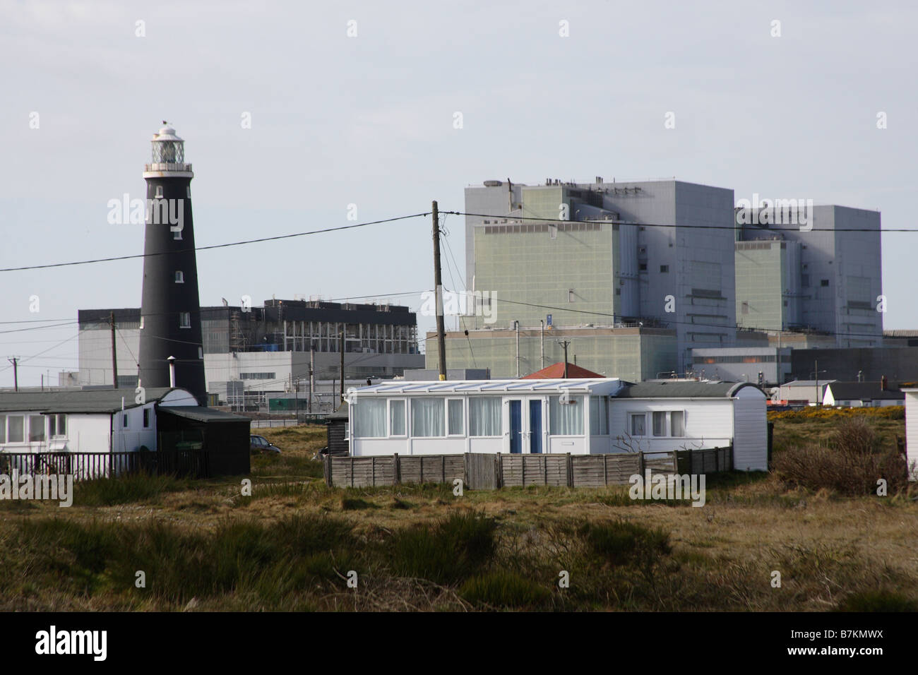 Dungeness Lighthouse and Nuclear Power Station Stock Photo - Alamy