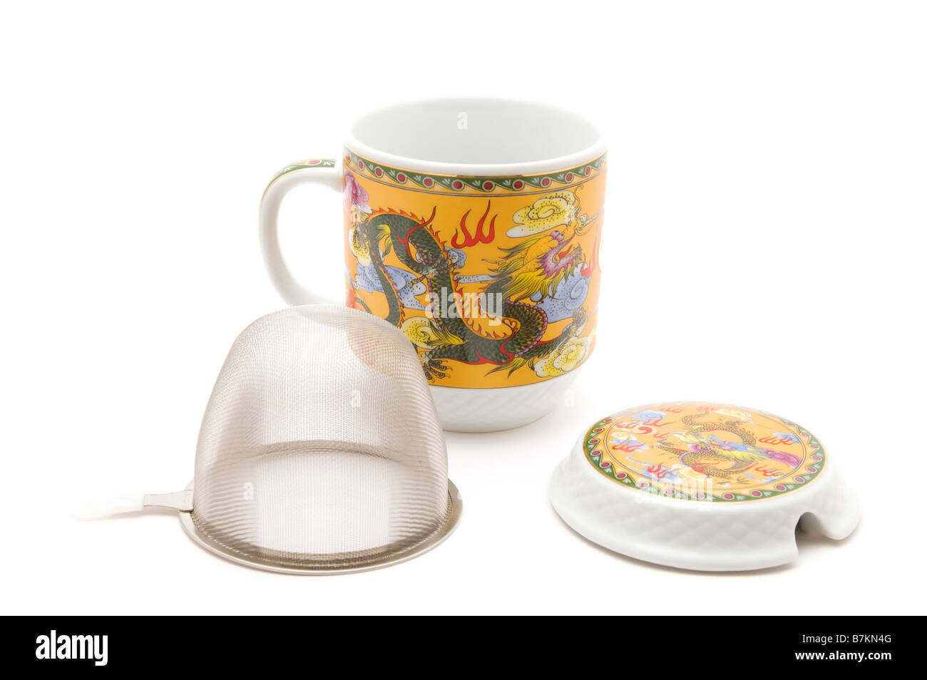 object on white painted cup of tea Stock Photo - Alamy