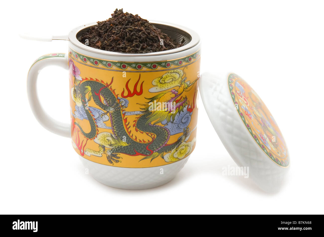 object on white painted cup of tea Stock Photo - Alamy