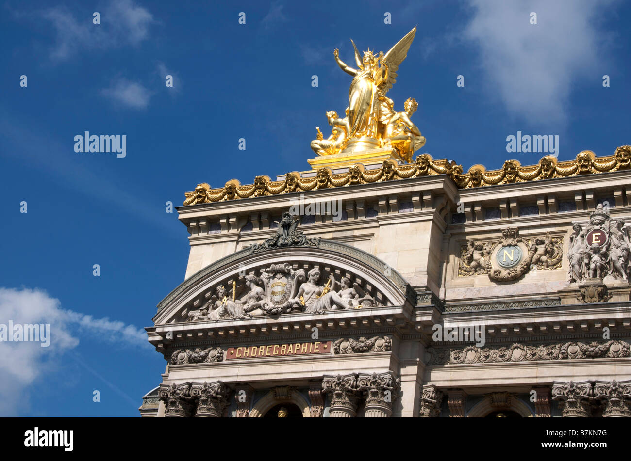 Paris opera garnier facade hi-res stock photography and images - Alamy