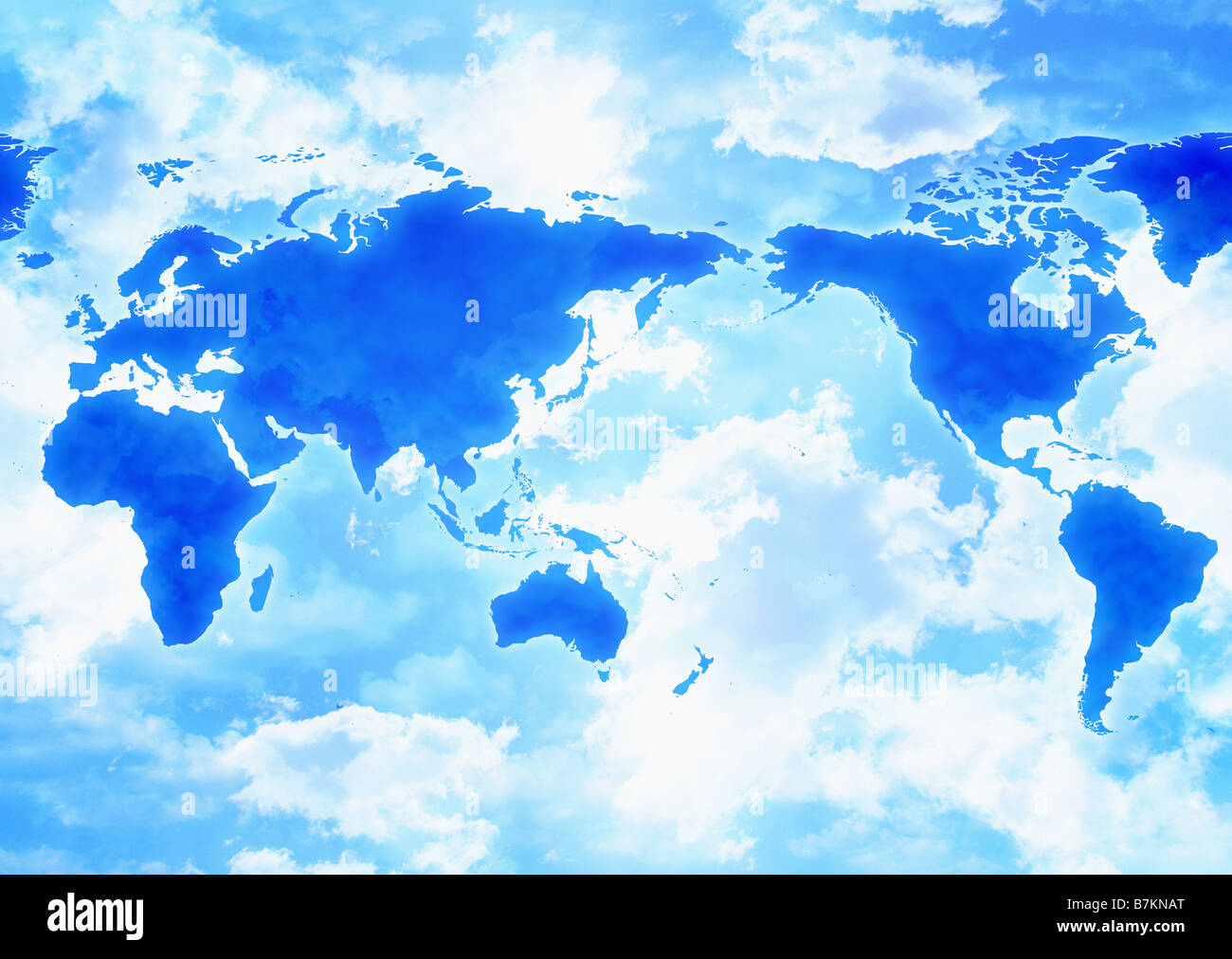 World map water hi-res stock photography and images - Alamy