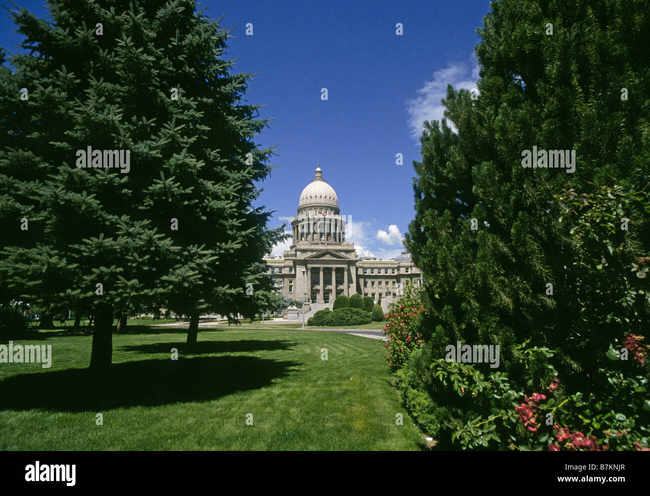 A view of the Idaho State Capitol building in Boise Idaho Stock Photo ...