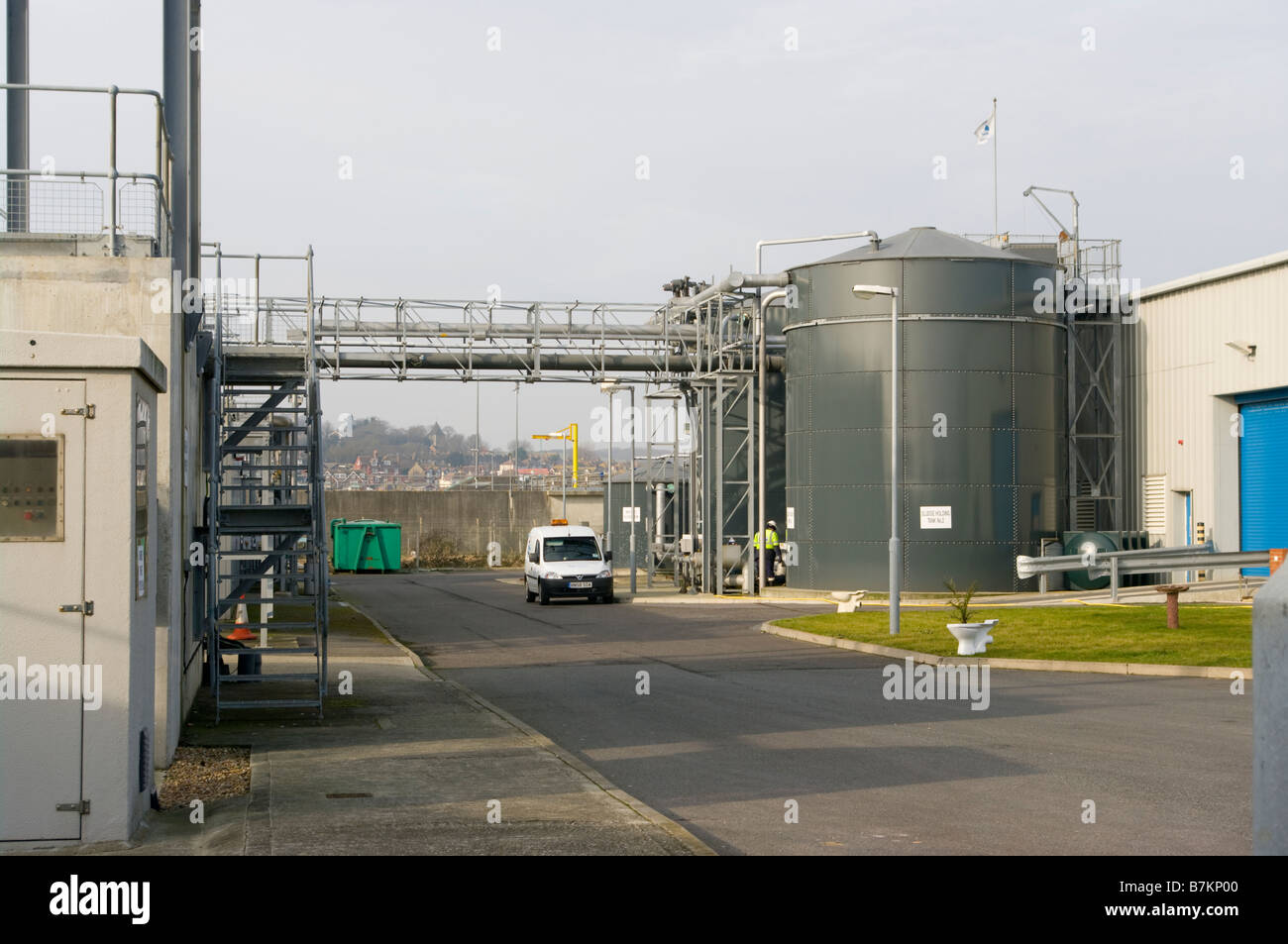 Sludge Holding Tanks Southern Water Treatment Works Newhaven East ...