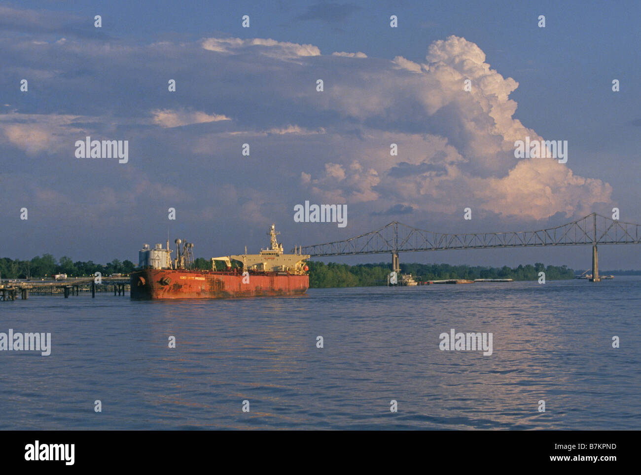 Container ship on mississippi river hi-res stock photography and images ...
