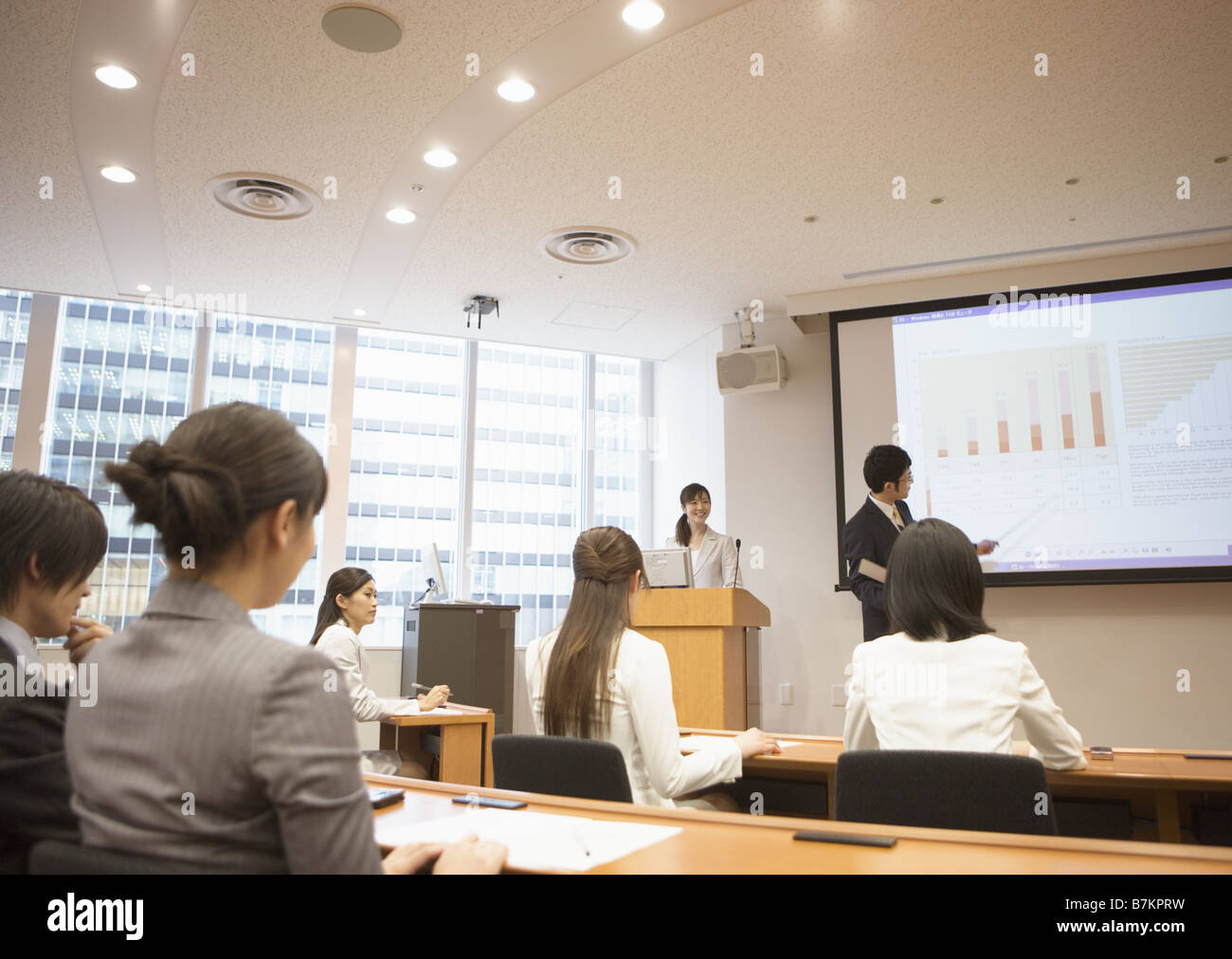Presentation screen hi-res stock photography and images - Alamy
