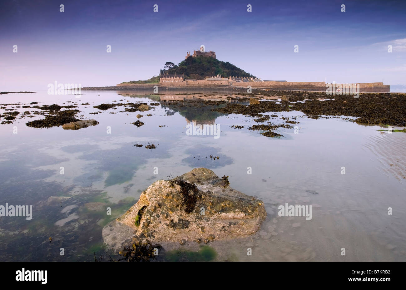 St Michaels Mount, Mounts Bay, Near Penzance, Cornwall UK Stock Photo ...