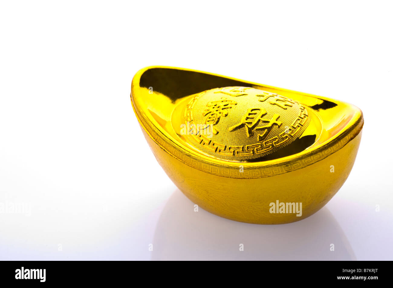 Close-up of a gold ingot Stock Photo - Alamy