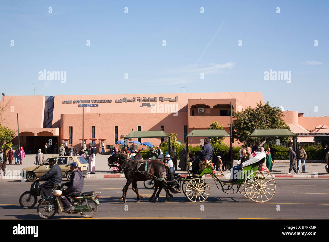Morocco Marrakech Bus Station High Resolution Stock Photography and ...
