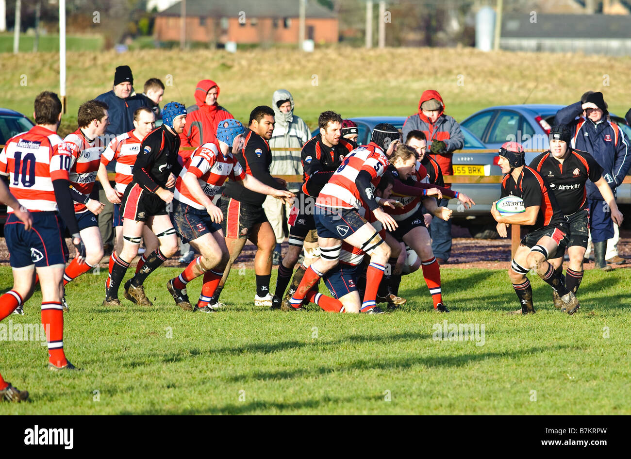 Scottish Rugby - Biggar v Peebles Stock Photo - Alamy