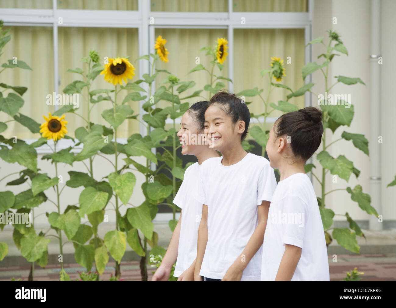 Elementary school students smiling Stock Photo - Alamy