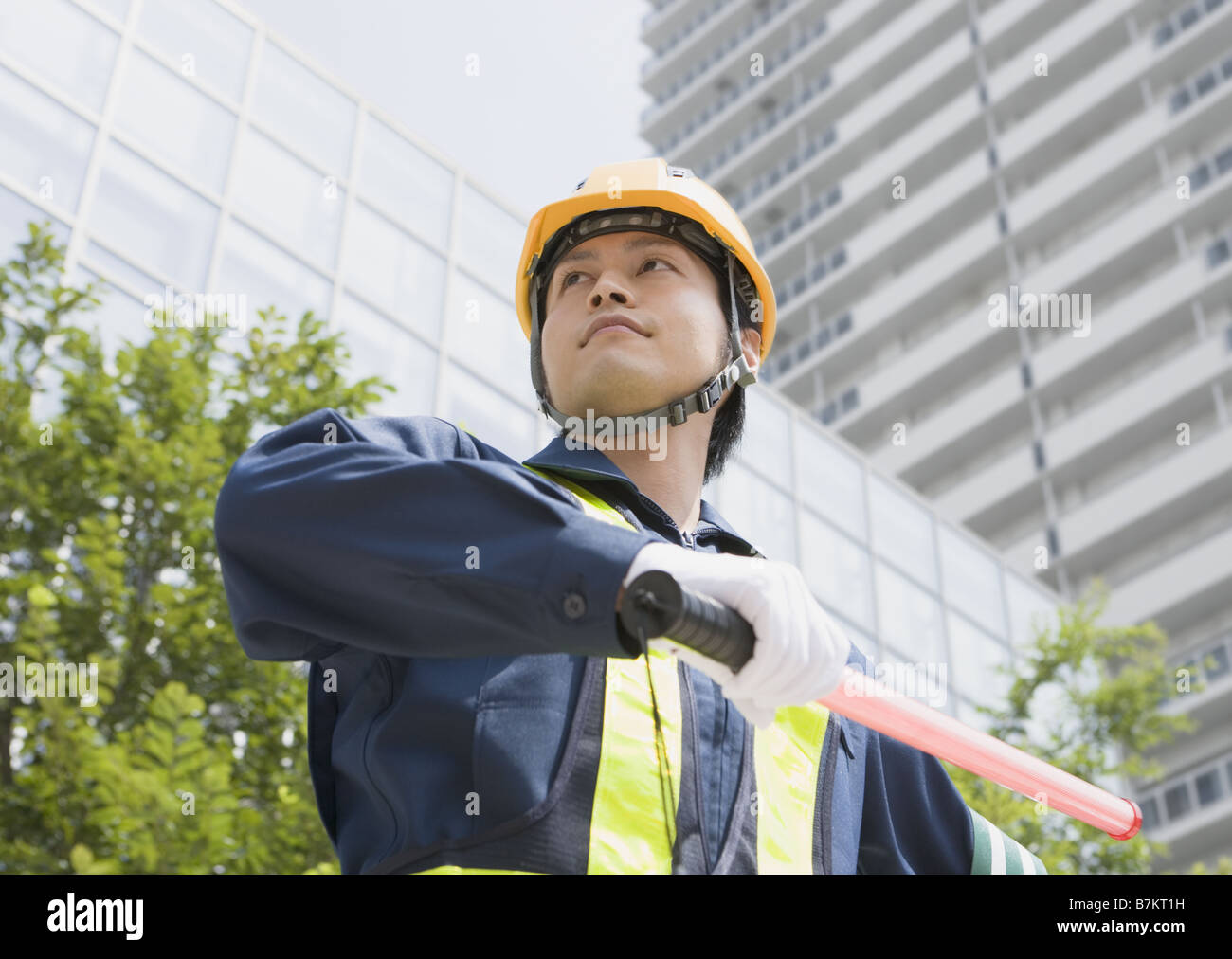 A crossing guard Stock Photo - Alamy