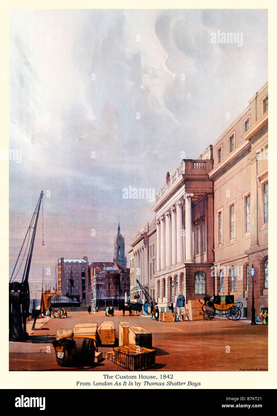 Custom house london 19th century hi-res stock photography and images ...