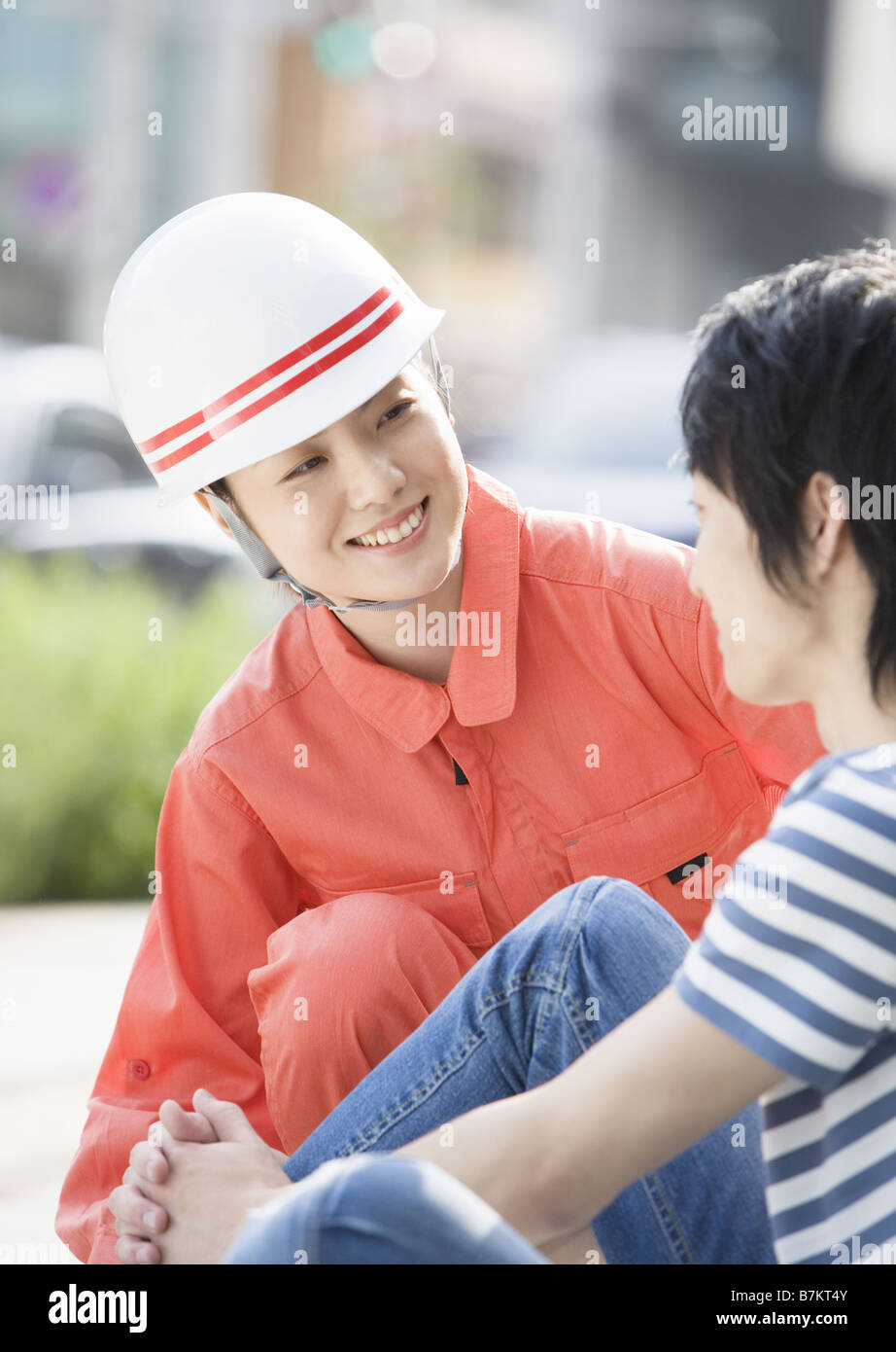 A rescue worker Stock Photo - Alamy