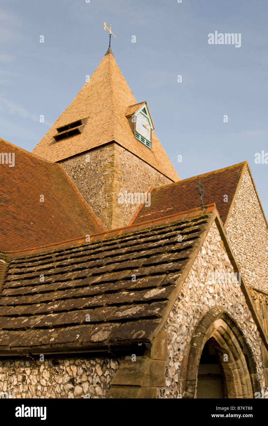 St Margaret's Church, Ditchling after repair Stock Photo - Alamy