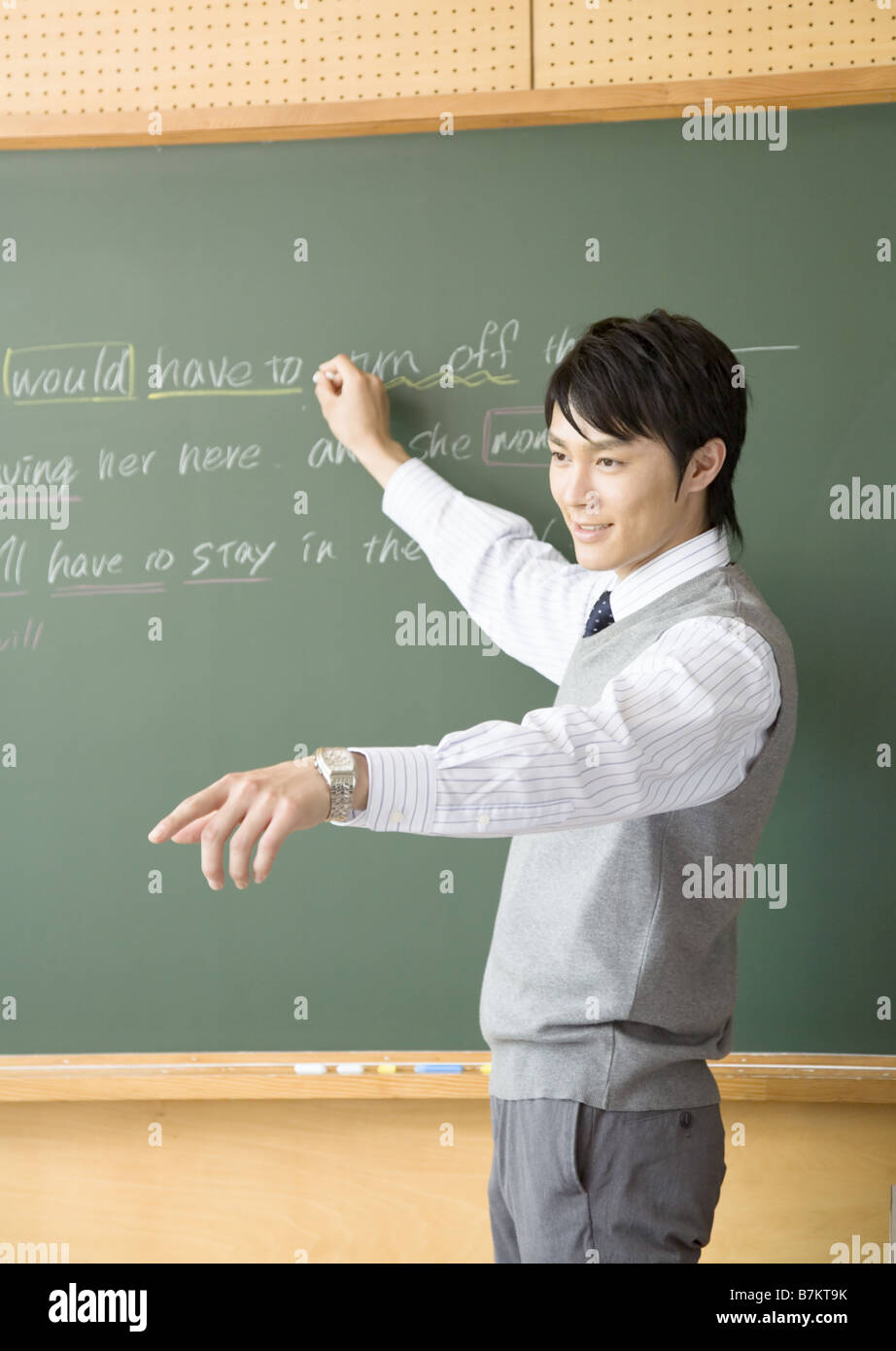 An English teacher Stock Photo - Alamy