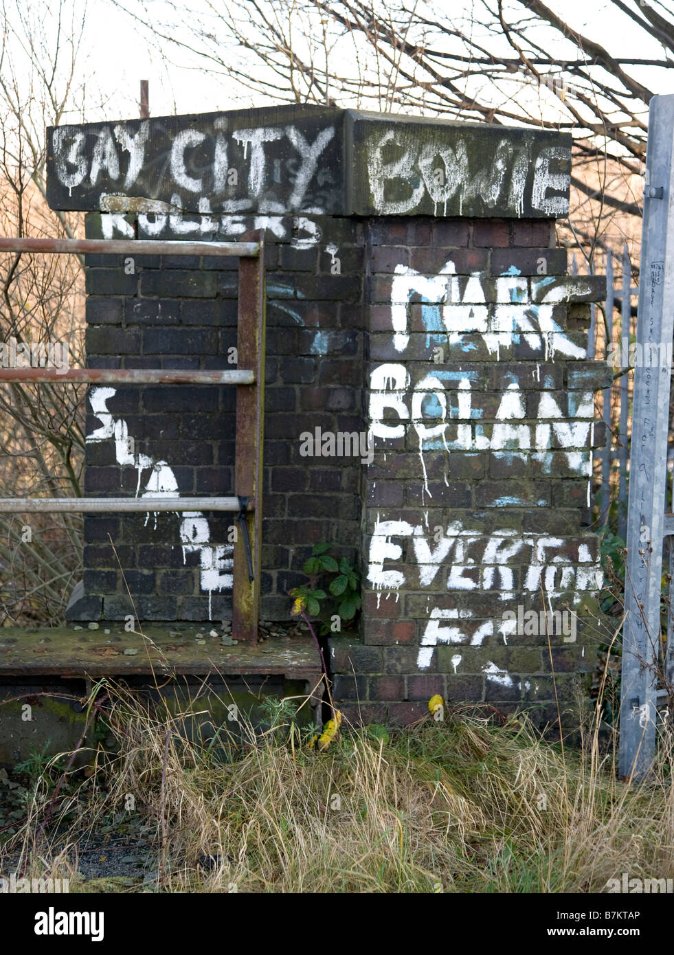 Graffiti On Bricks High Resolution Stock Photography and Images - Alamy