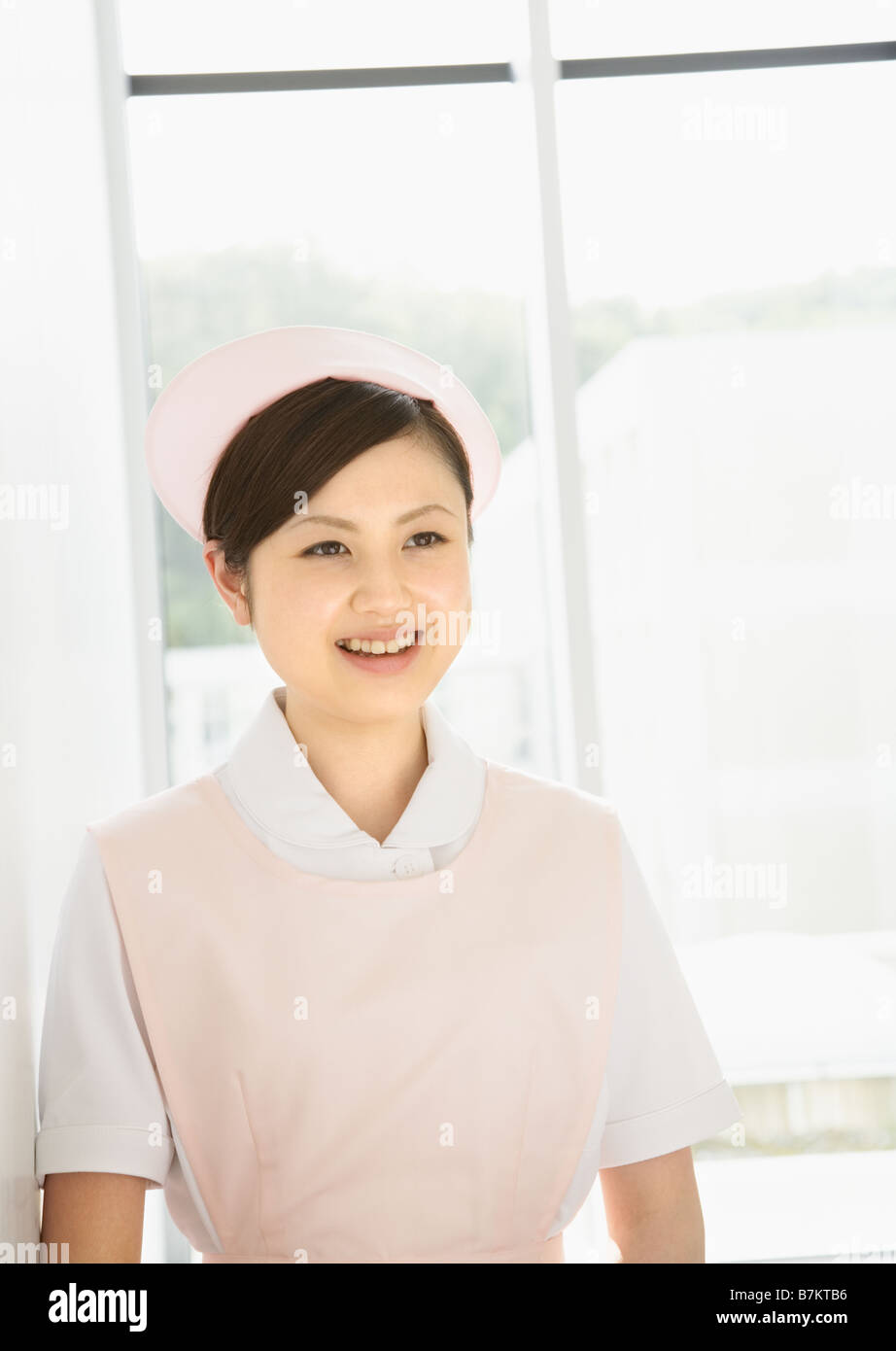 A smiling nurse Stock Photo - Alamy