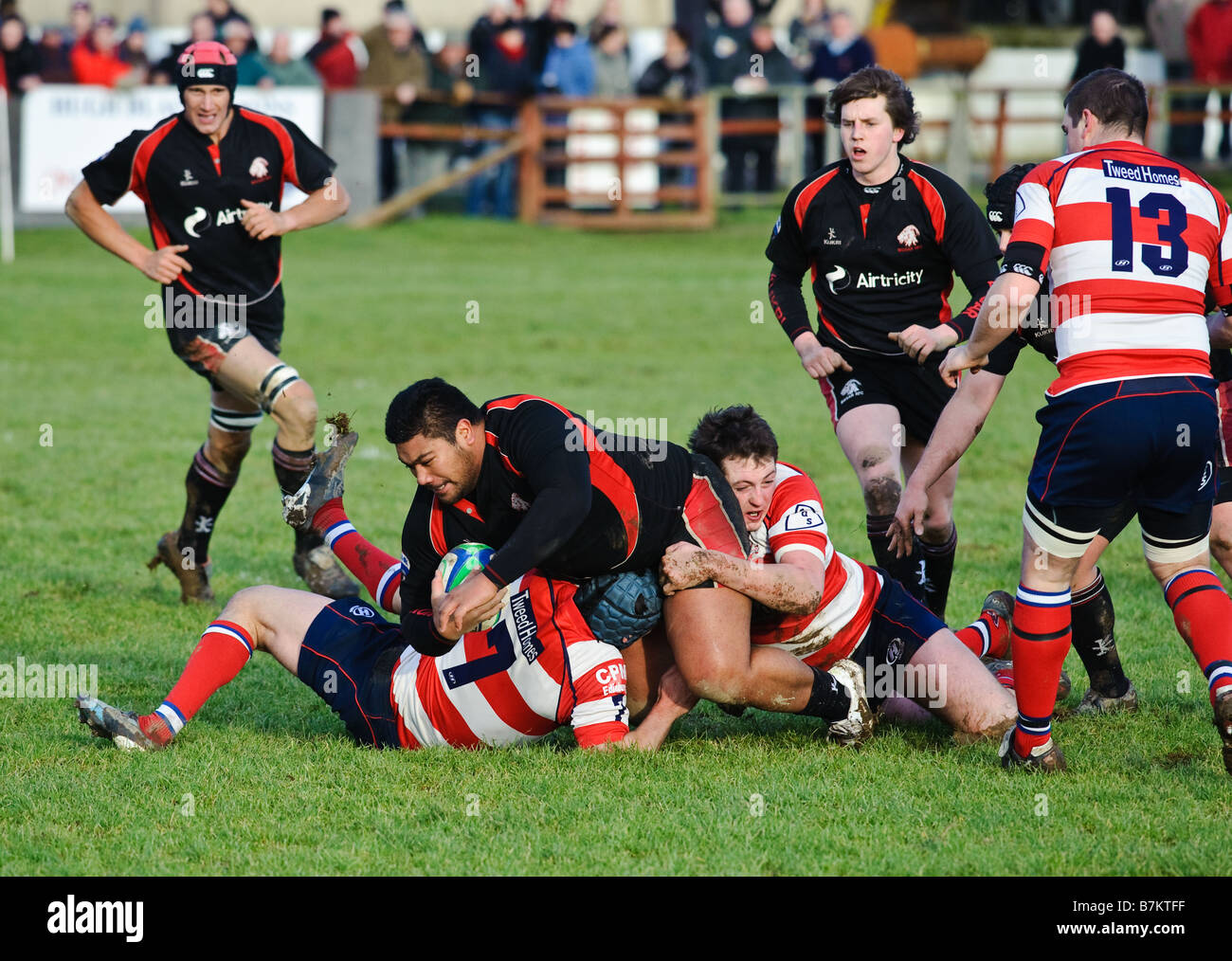 Scottish Rugby - Biggar v Peebles Stock Photo - Alamy