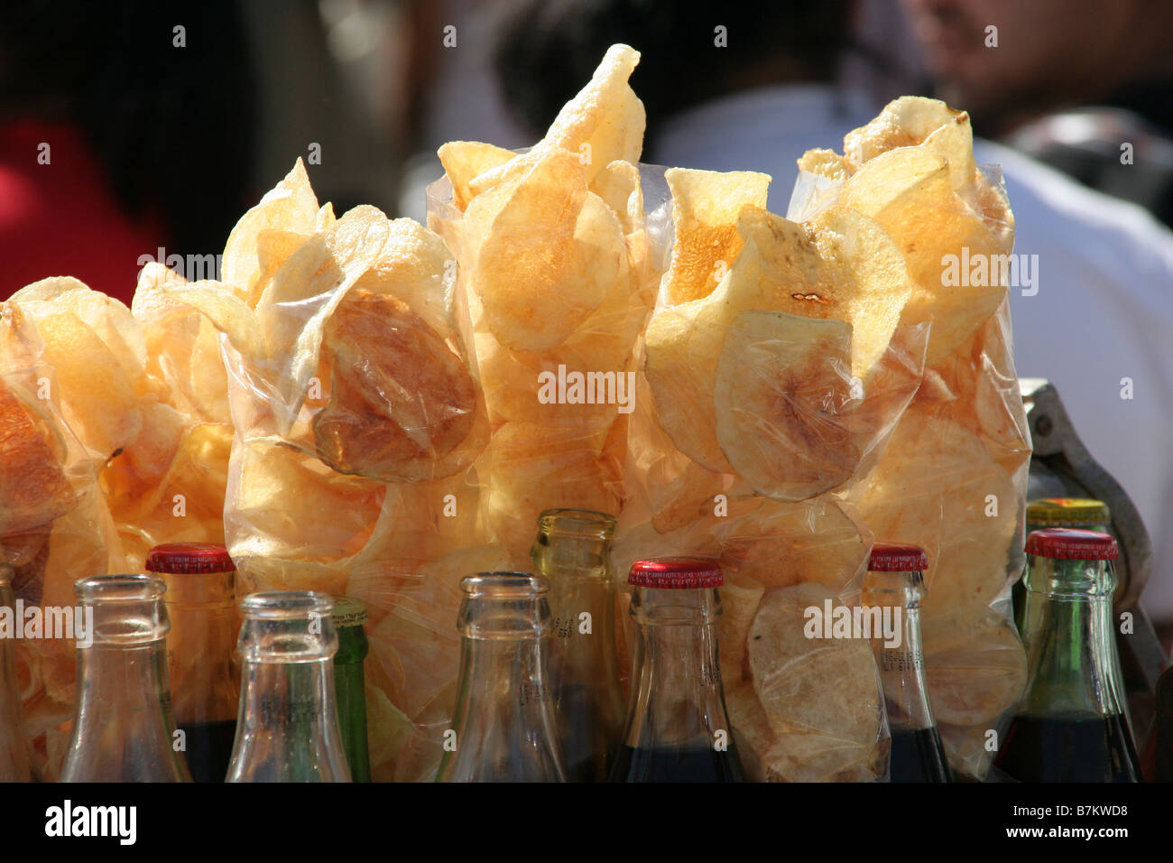 Potatoes and Coca-Cola Stock Photo - Alamy