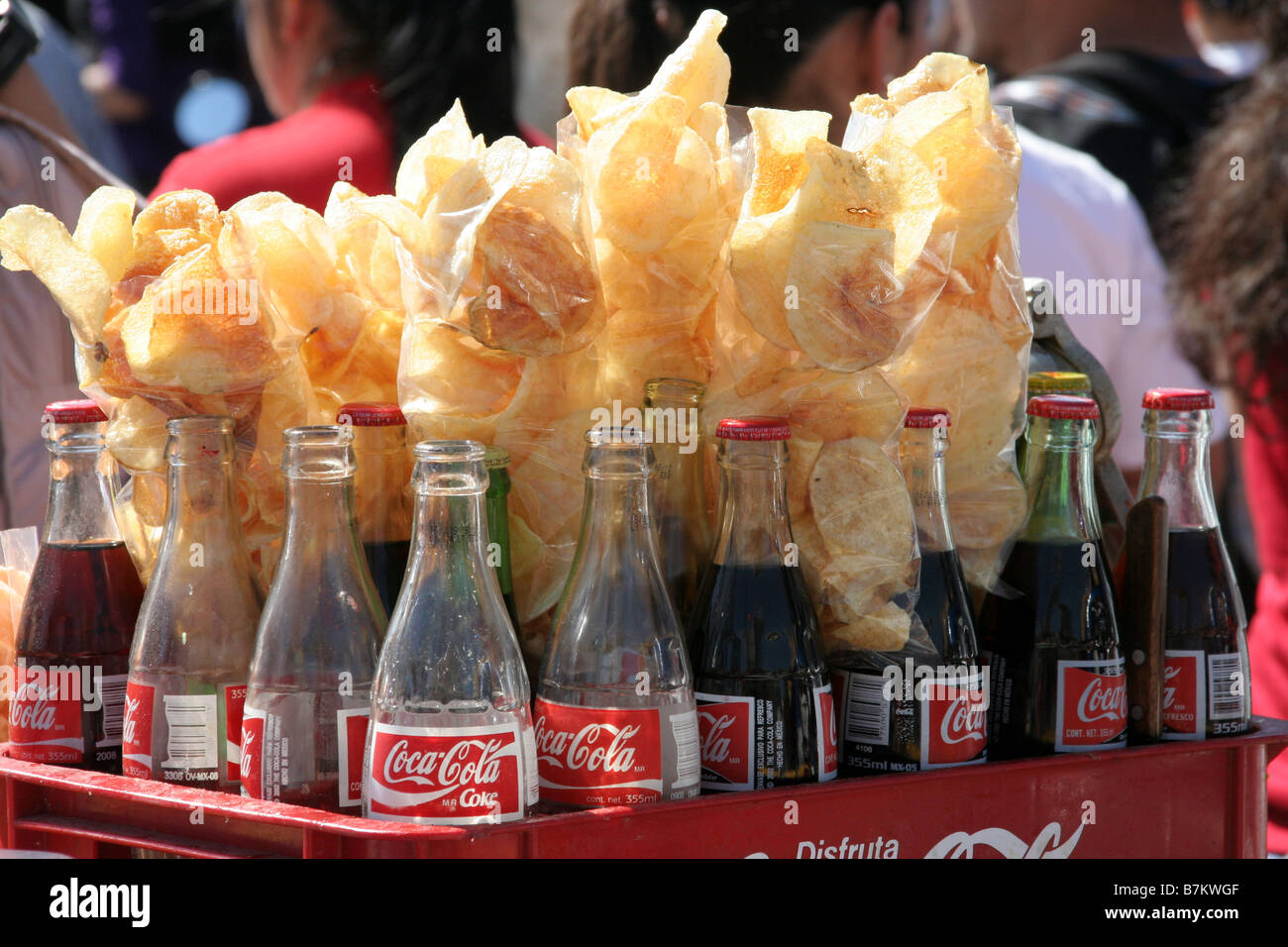 Potatoes and Coca-Cola Stock Photo - Alamy