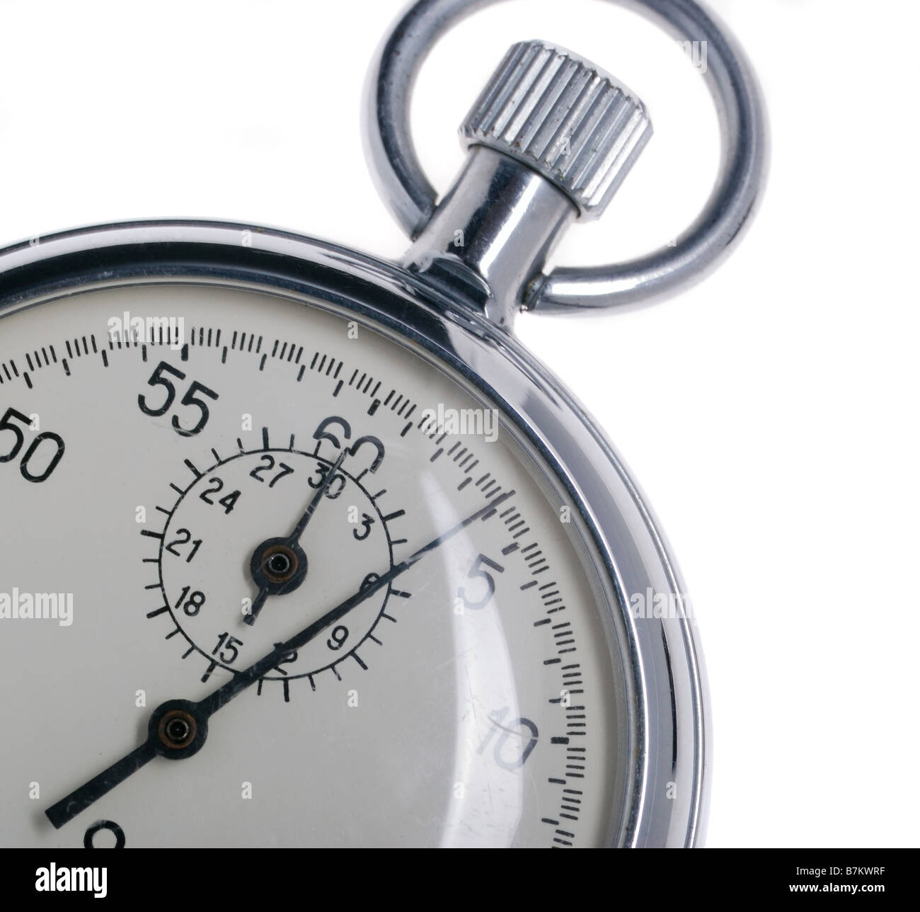 stopwatch Analog watch that can be immediately stopped and started by ...