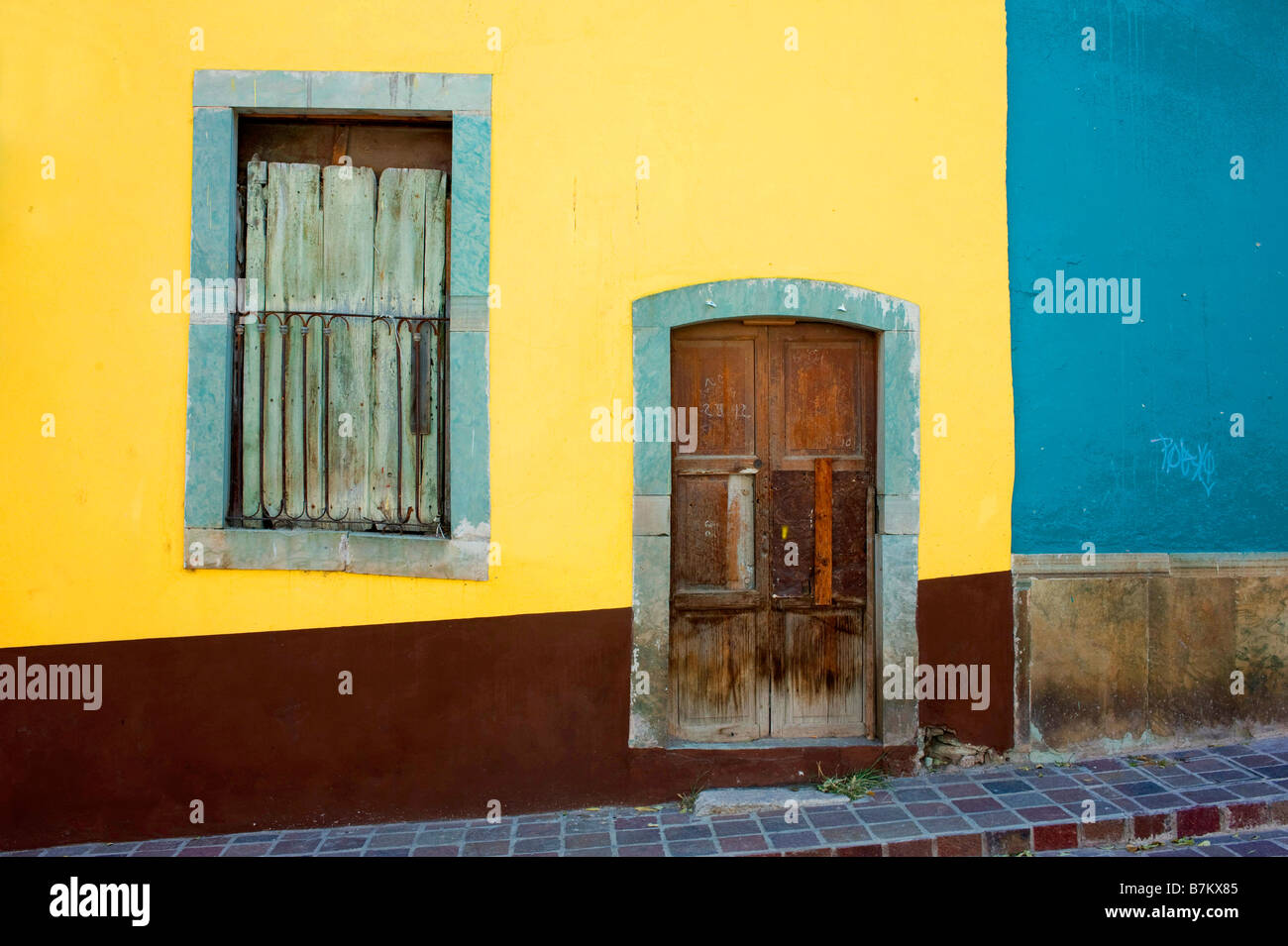 Window and Doors, Guanajuato, Mexico Stock Photo - Alamy