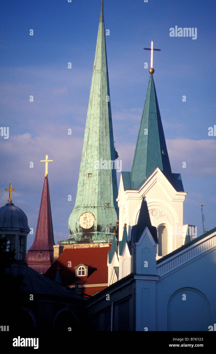 The spires of riga hi-res stock photography and images - Alamy