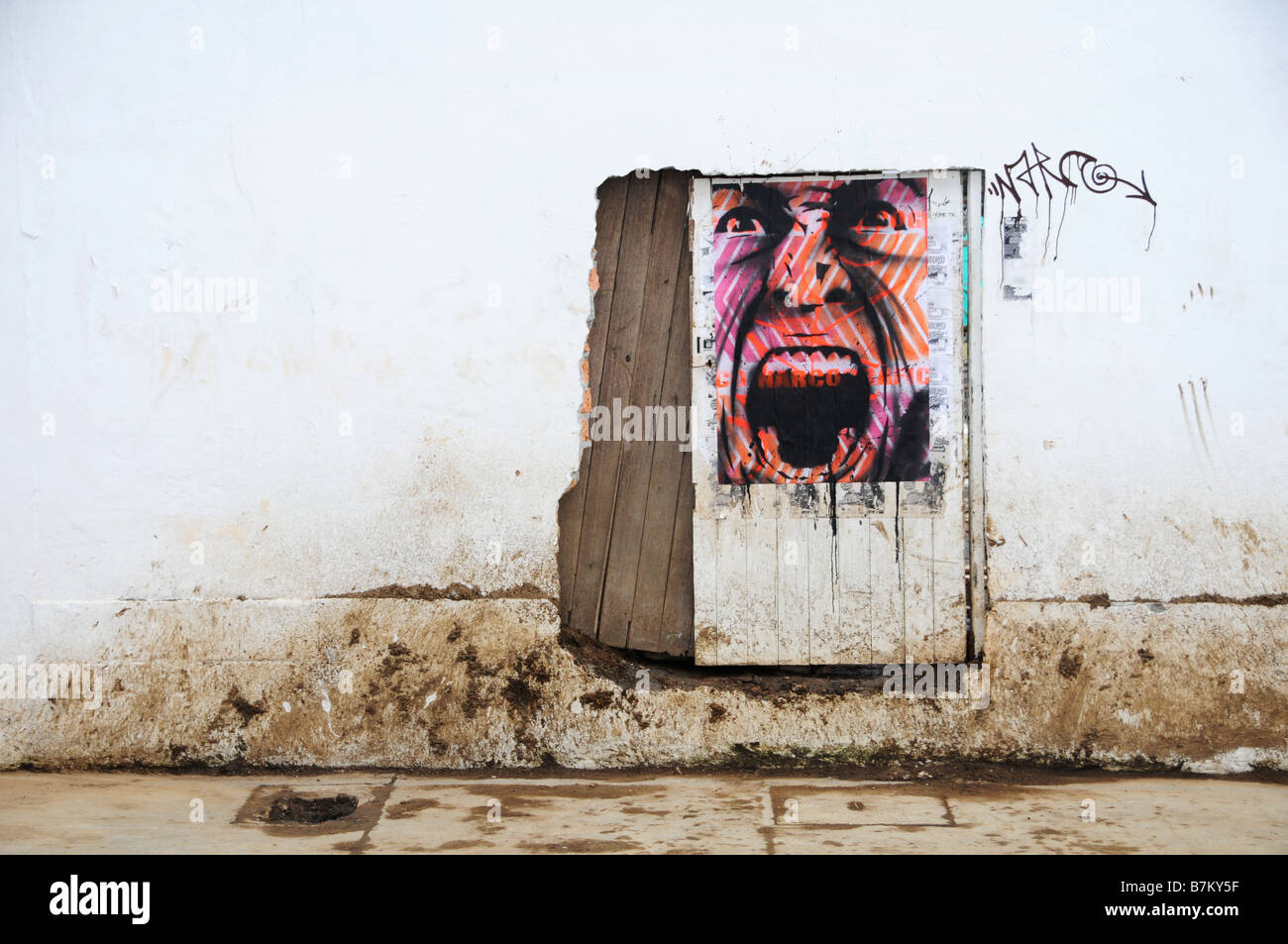 Street art in Popayan, Columbia Stock Photo - Alamy