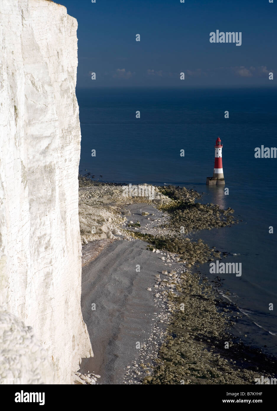 The chalk lighthouse hi-res stock photography and images - Alamy
