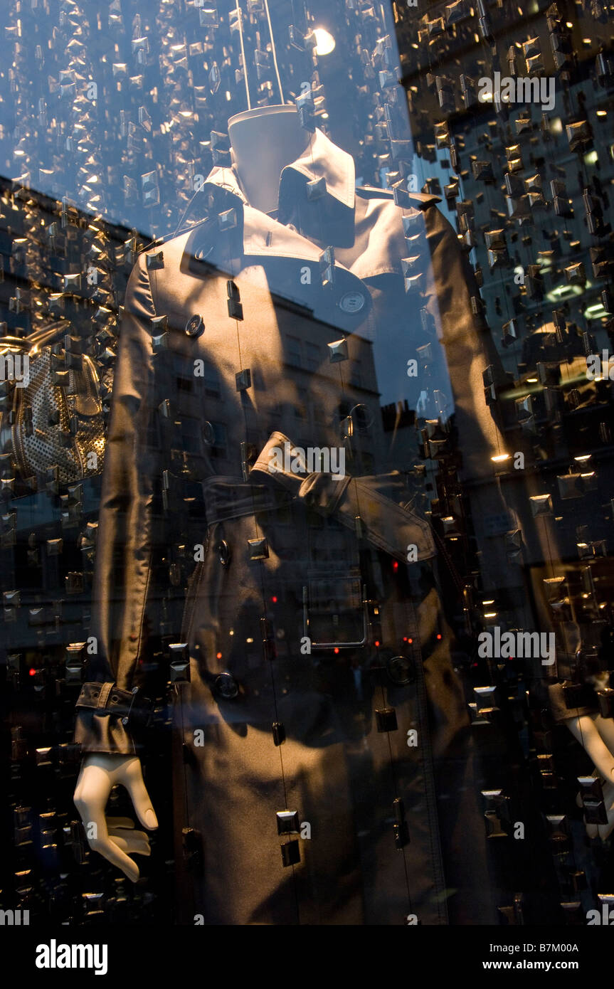 Burberry window display london hi-res stock photography and images - Alamy