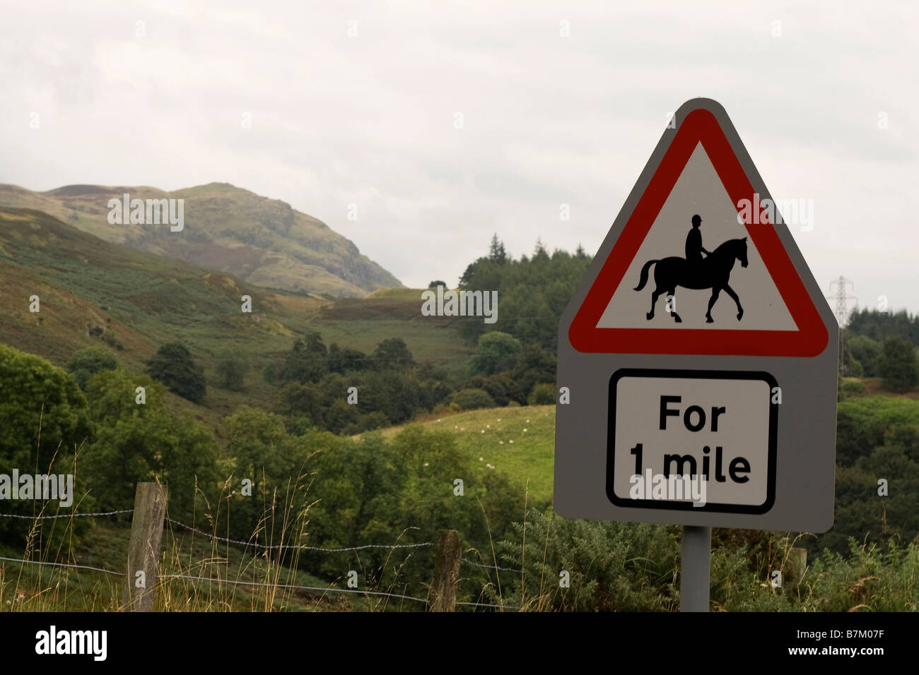 Horse Riders Warning Sign High Resolution Stock Photography and Images ...