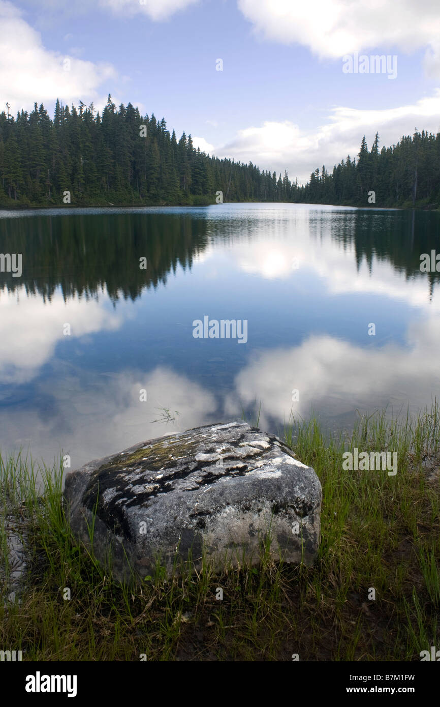 BRITISH COLUMBIA - Kwia Lake in the Forbidden Plateau-Paradise Meadows ...