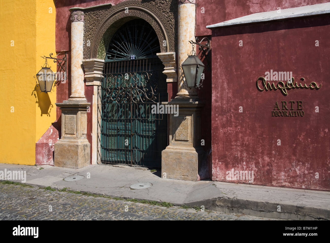 Art Gallery Antigua City Guatemala Central America Stock Photo - Alamy
